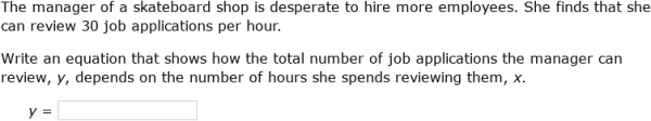 IXL | Write linear functions: word problems | 8th grade math