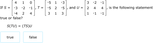 IXL - Properties of matrices (Precalculus practice)