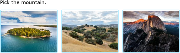 IXL | Identify Earth's land features | 1st grade social studies