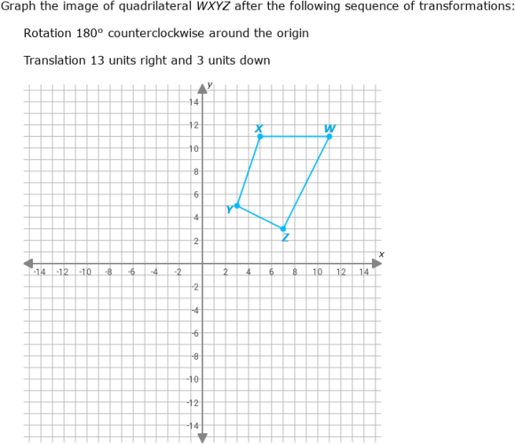 IXL - Sequences of congruence transformations: graph the image ...