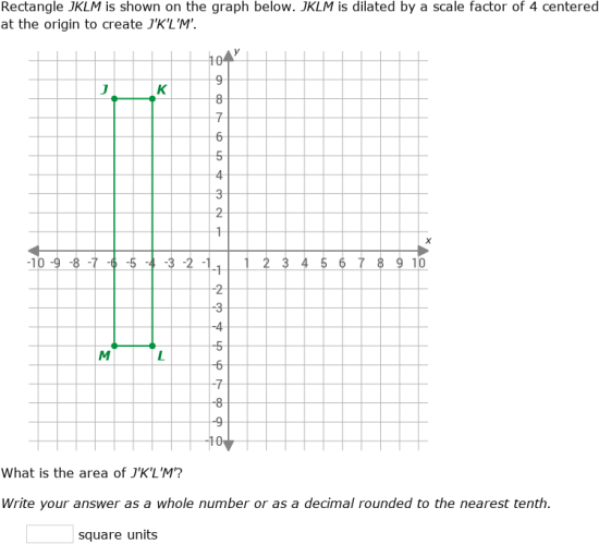 IXL - Dilations: find length, perimeter, and area (Geometry practice)