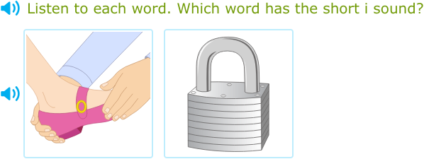 IXL | Find the short i word | Kindergarten language arts