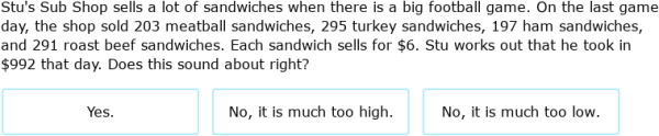 IXL | Multi-step word problems: identify reasonable answers | 8th grade ...