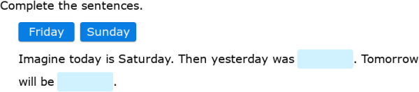 IXL | Days of the week | Kindergarten social studies