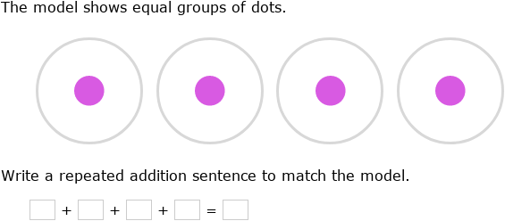 IXL | Write addition sentences for equal groups - sums to 25 | 2nd ...