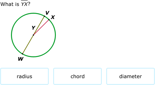 IXL | Parts of a circle | 8th grade math