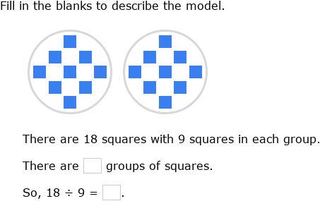 IXL | Write division sentences for groups | 2nd grade math