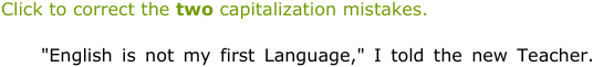 IXL | Capitalization: review | 3rd grade language arts