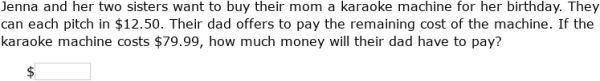 IXL | Multiply money amounts: two-step word problems | 5th grade math