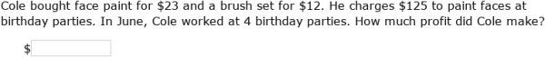 IXL | Calculate profit: word problems | 4th grade math