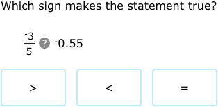 IXL | Compare rational numbers | 8th grade math