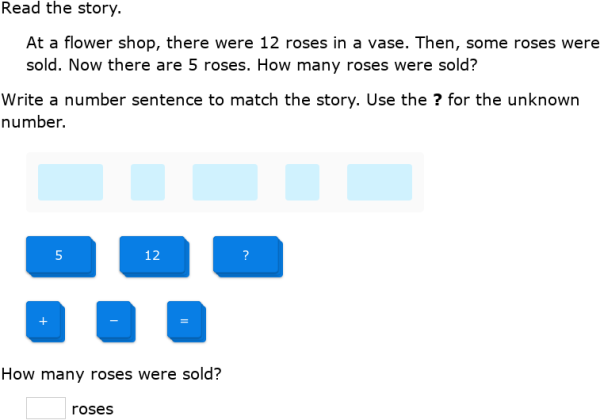 IXL | Write number sentences for word problems without comparisons - up ...