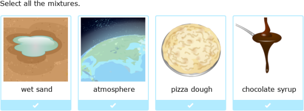 IXL | Identify mixtures | 7th grade science
