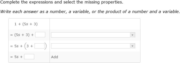 IXL | Write equivalent expressions using properties | 7th grade math