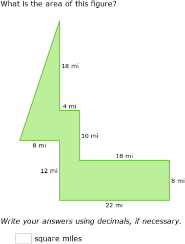 IXL | Area of composite figures II | 6th grade math