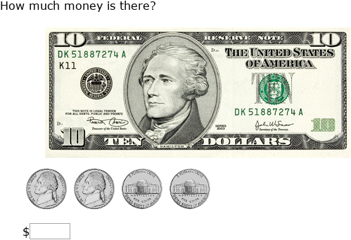 IXL | Count coins and bills - up to $20 bill | 4th grade math