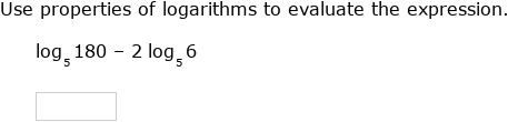 IXL - Evaluate logarithms using properties (Precalculus practice)