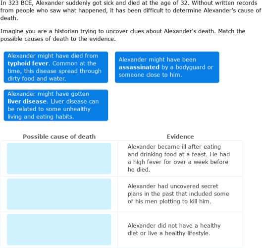 IXL | Alexander the Great | 6th grade social studies