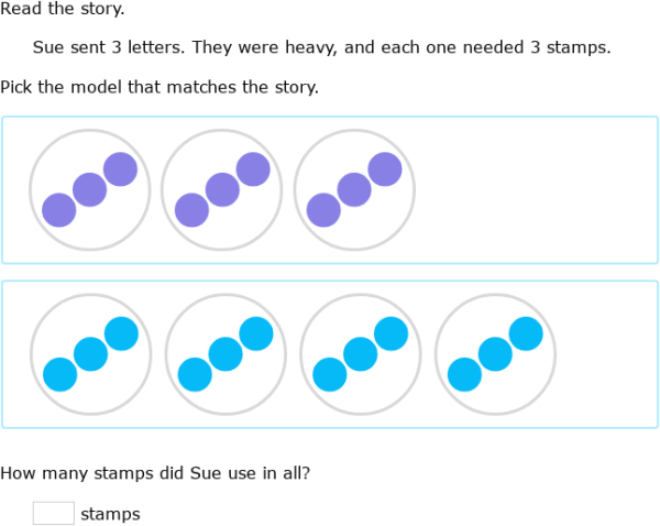 IXL | Use equal groups to solve multiplication word problems | 2nd ...