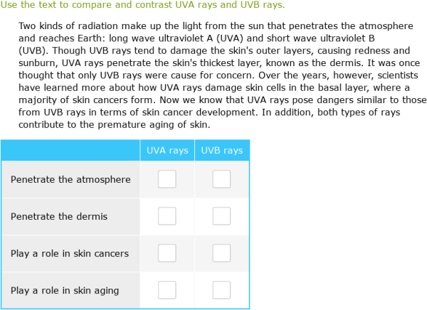 IXL | Compare and contrast in informational texts | 9th grade language arts