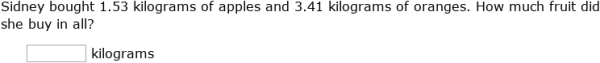 IXL | Add and subtract decimals: word problems | 4th grade math