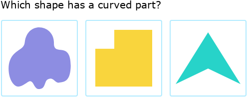 IXL | Curved parts | Kindergarten math
