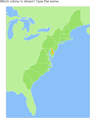 IXL - Name the Thirteen Colonies (5th grade social studies practice)