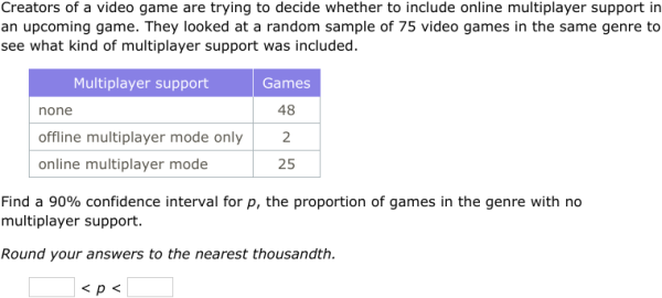 IXL - Find confidence intervals for population proportions (Precalculus ...