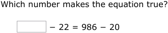 IXL | Balance subtraction equations: up to three digits | 3rd grade math