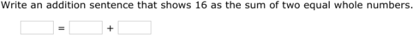 IXL | Add doubles - complete the sentence | 2nd grade math