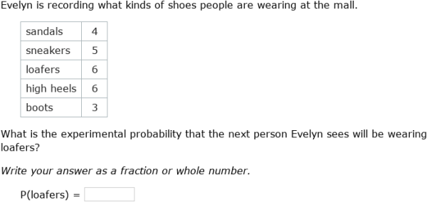 IXL | Experimental probability | 6th grade math