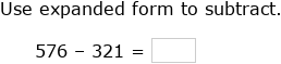 IXL | Use expanded form to subtract multi-digit numbers | 3rd grade math