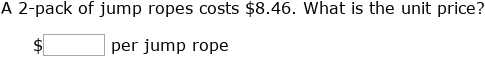 IXL | Unit prices | 6th grade math