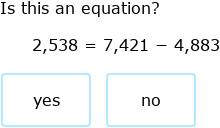 IXL | Identify equations | 4th grade math