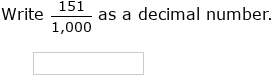 IXL | Convert fractions to decimals: denominators of 10, 100, and 1,000 ...