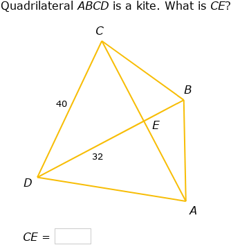 IXL - Properties of kites (Geometry practice)