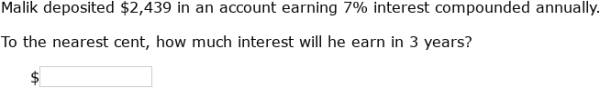 IXL - Exponential growth: word problems (Algebra 1 practice)