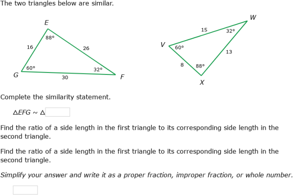 IXL | Similarity statements | 7th grade math