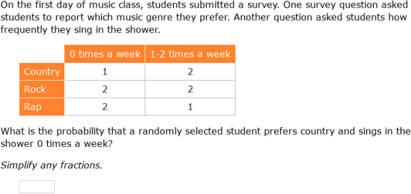 IXL | Find experimental probabilities of compound events | 7th grade math