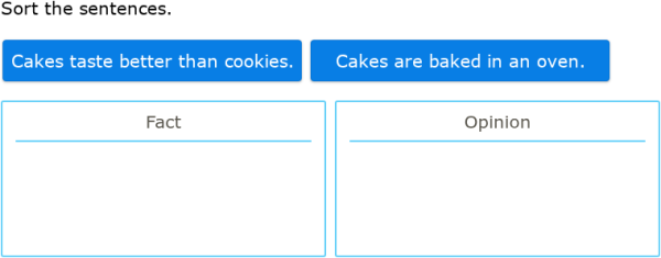 IXL | Identify facts and opinions | Kindergarten social studies