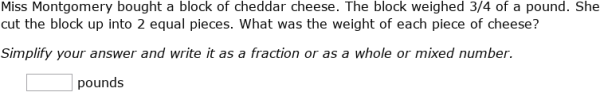 IXL | Divide fractions: word problems | 6th grade math