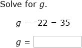 IXL | Solve one-step subtraction equations | 7th grade math