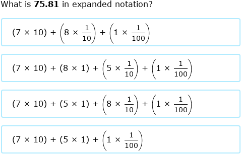 IXL | Convert decimals between standard form and expanded notation ...