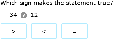 IXL | Compare numbers up to 50 using symbols | 1st grade math