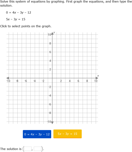 IXL - Solve a system of equations by graphing (Precalculus practice)