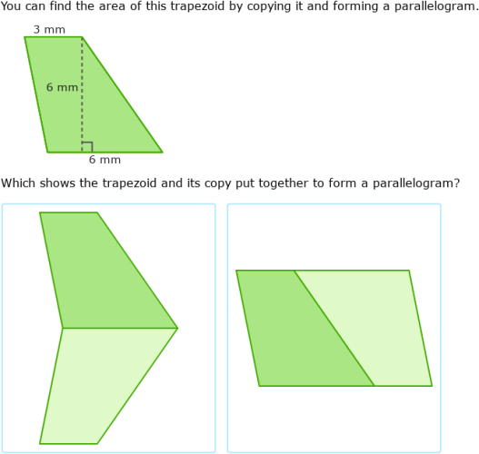 IXL | Understanding area of a trapezoid | 6th grade math
