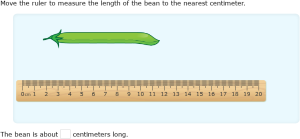 IXL | Measure using a centimeter ruler | 4th grade math