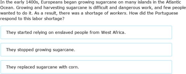 IXL | The Age of Exploration: origins | 8th grade social studies