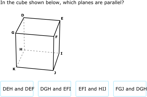 IXL | Parts of three-dimensional figures | 8th grade math