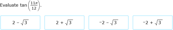 IXL - Trigonometric sum and difference identities (Algebra 2 practice)